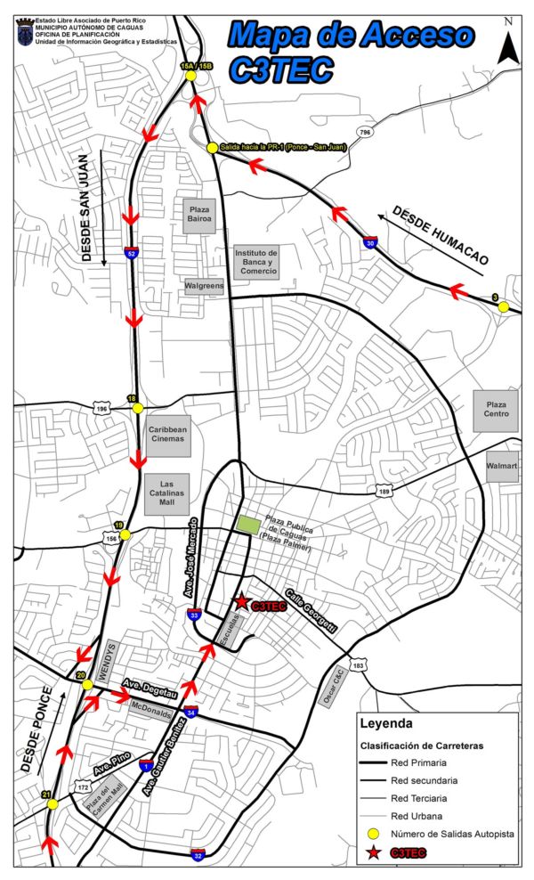 Mapas de la Ciudad - Municipio de Caguas