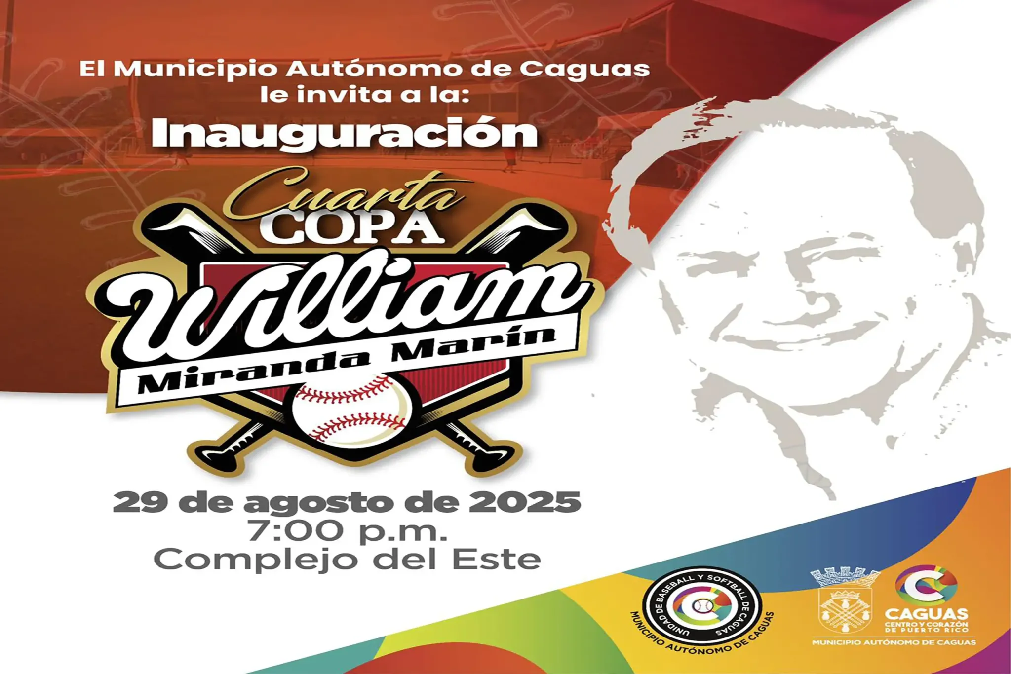 ¡Regresa la 4ta edición de la Copa William Miranda Marín! ⚾ - Municipio ...